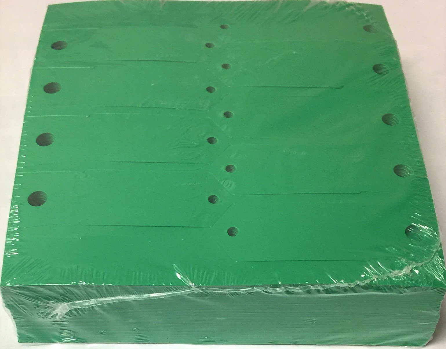 Amazon.com : Key Tags Self-Locking Arrow - Vinyl Green Blank (1000 Qty ...