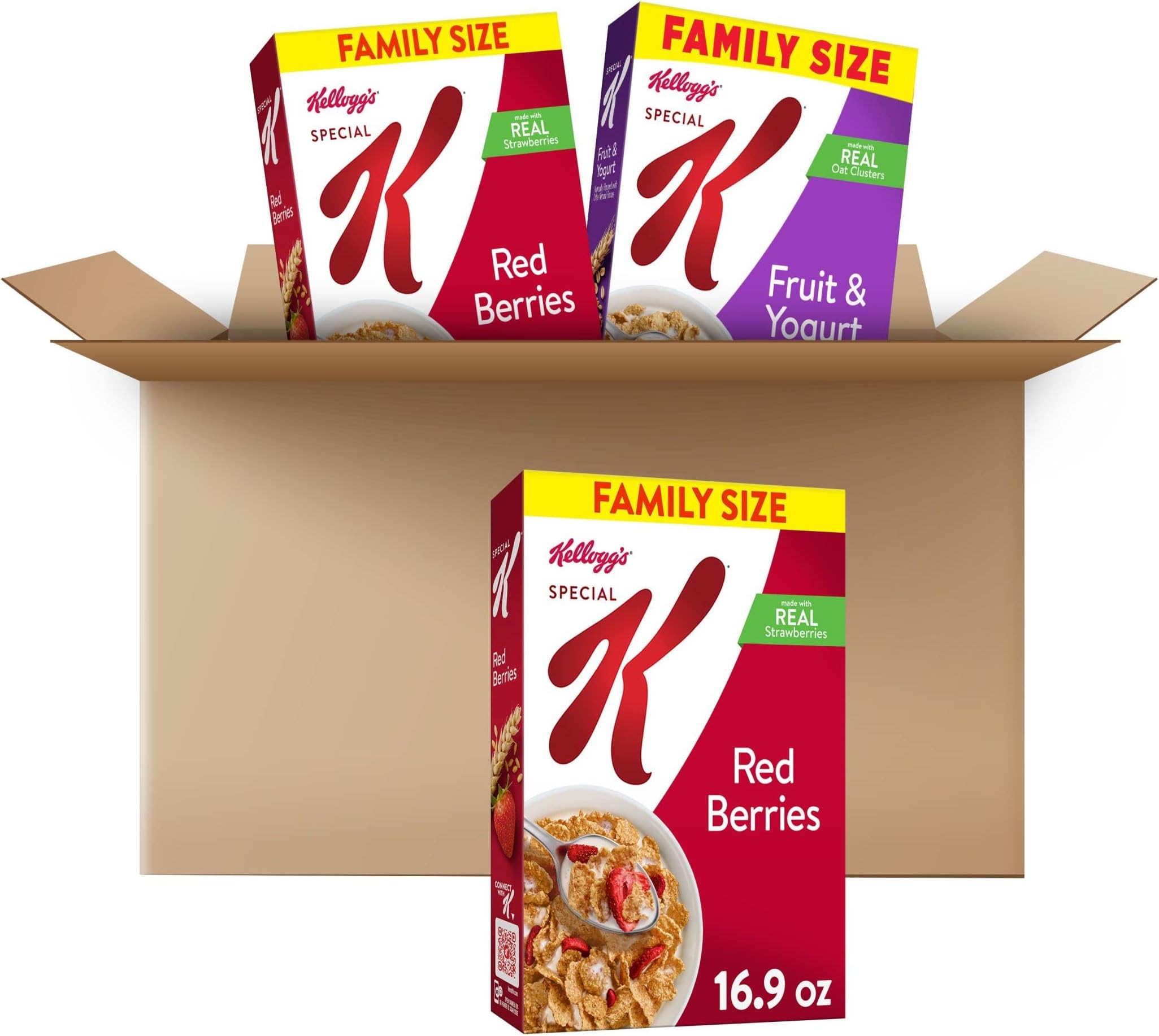 Amazon.com: Special K Protein Cold Breakfast Cereal, 10g Protein, 11 ...