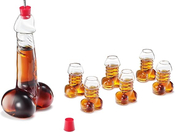 Amazon.com | Funny Whiskey Decanter – Unique Glass Decanter for Scotch ...