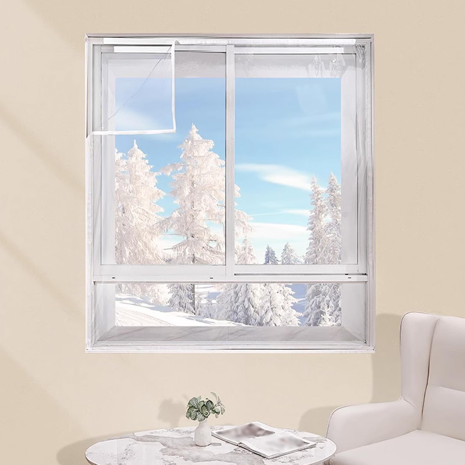 Amazon.com: Window Insulation Film Kits,Transparent Insulating Foil ...