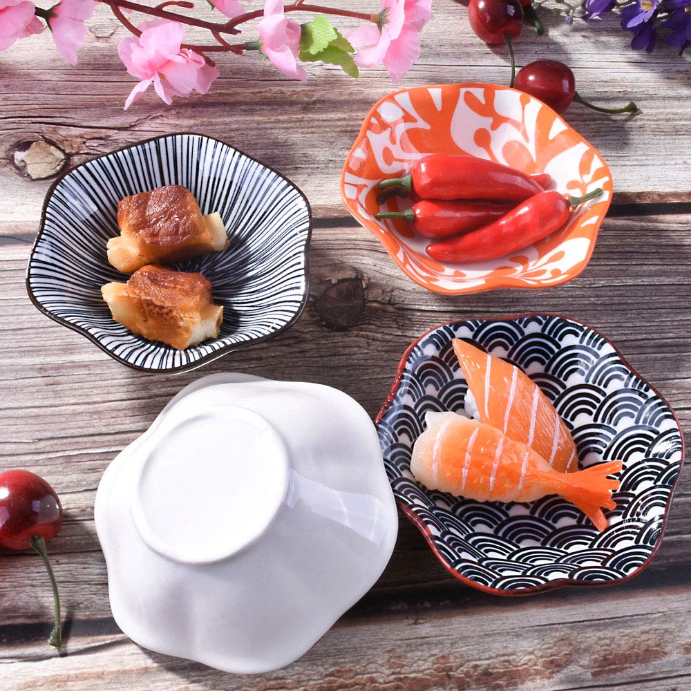 Dip Bowls Cedilis 12 Pack Soy Sauce Dipping Bowls, 3.5oz Pinch Bowls ...