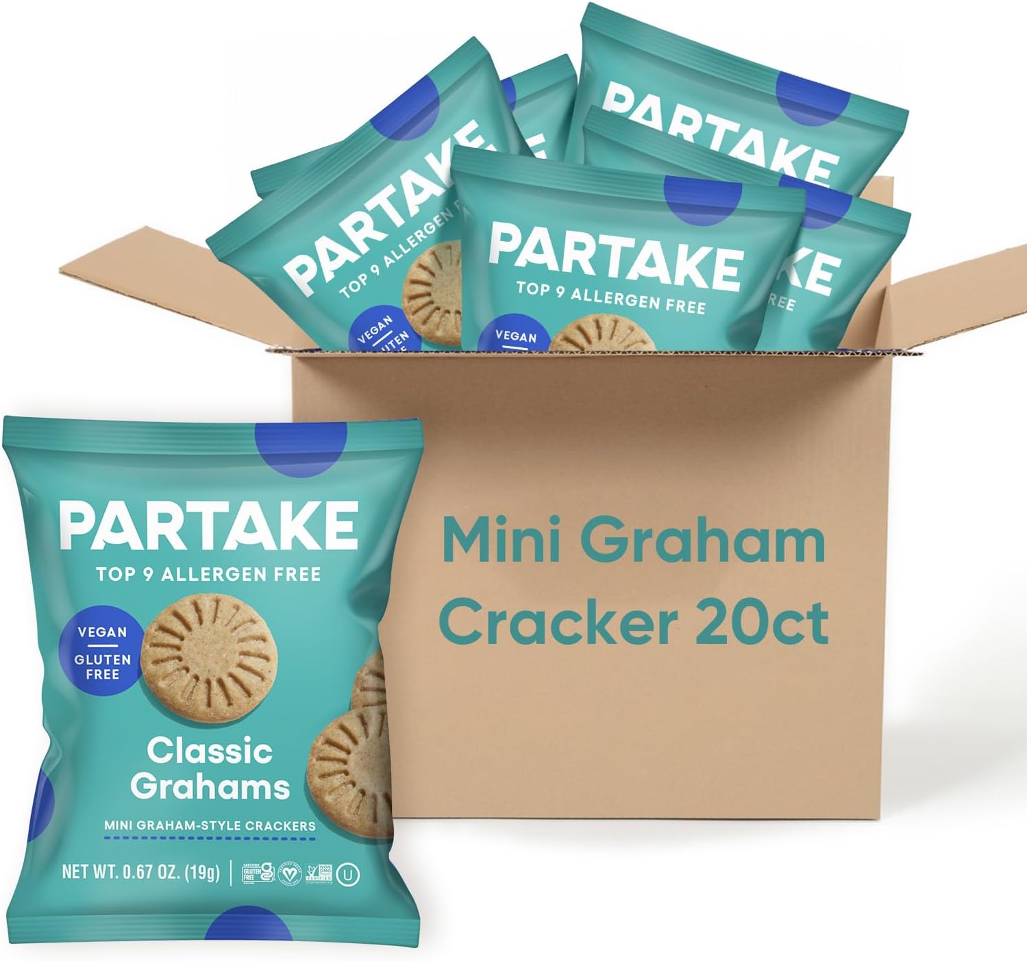 Amazon.com: Gluten Free Classic Graham Mini Cracker Snack Pacls by ...