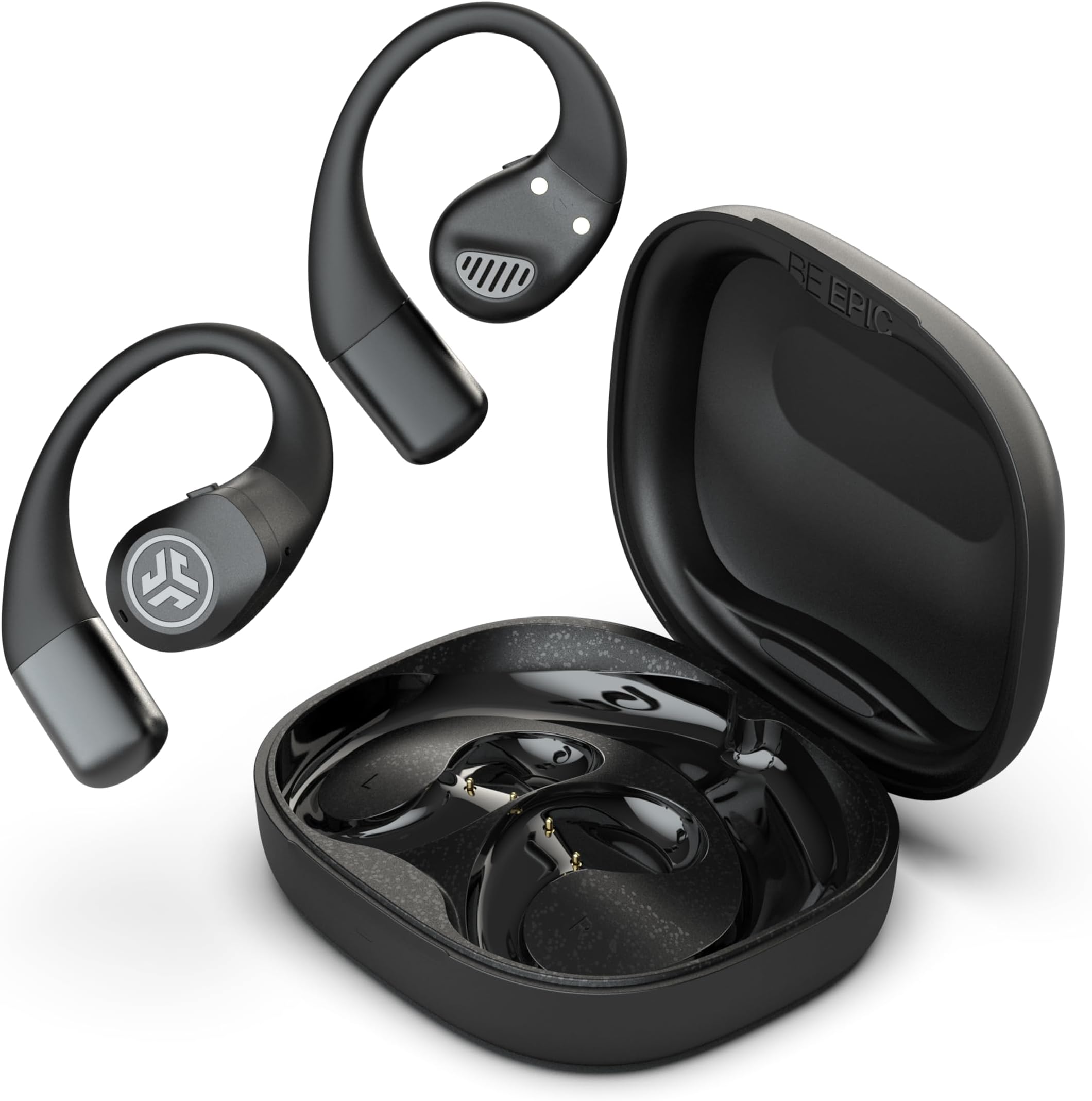 Amazon.com: JLab Flex Open Earbuds, Clip-on Cuff Design, Wireless Open ...