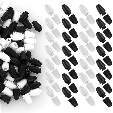 100 Pieces Clasp Bead Barrel Connectors Breakaway Safety Clasp Plastic ...