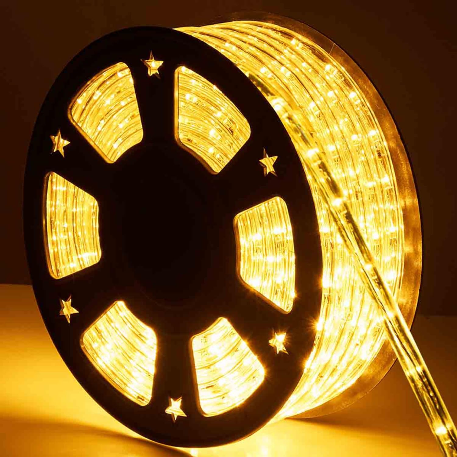 Amazon.com: Wintergreen Lighting 150ft 1800 LED Heavy Duty Rope Light ...