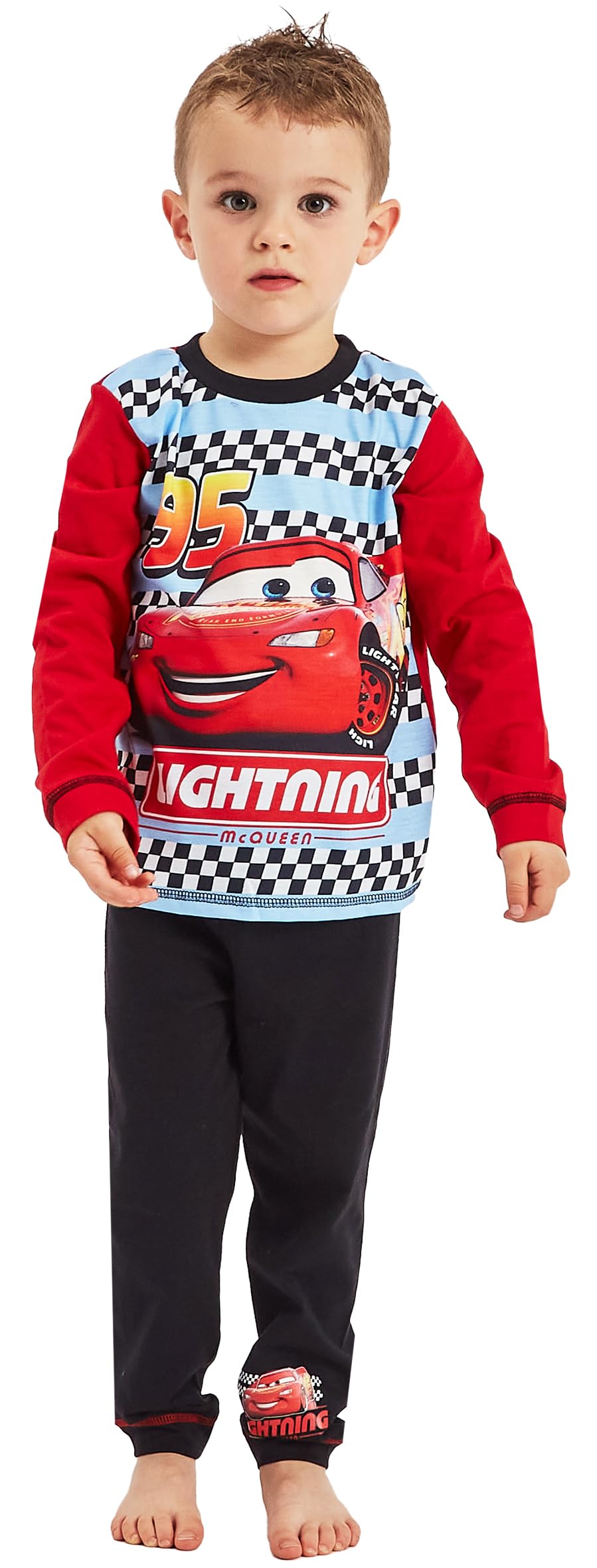 Disney Cars Personalised Boys Pyjamas Lightning McQueen : Amazon.co.uk ...