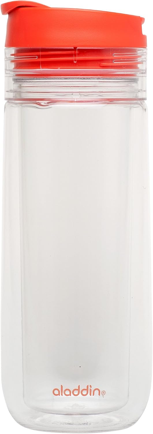 Amazon.com | Aladdin Insulated On-the-Go Tea Infuser, 12 oz, Tomato ...