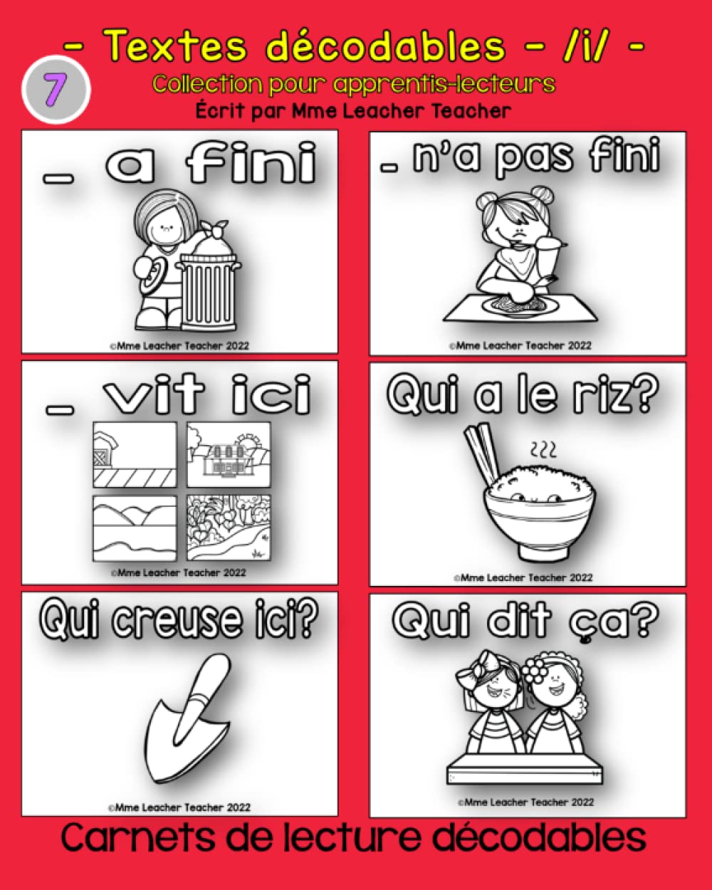 Textes décodables – /i/ Collection de carnets de lecture décodable pour ...