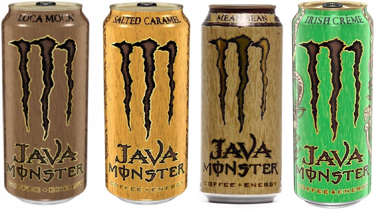 Amazon.com : Monster Energy Java 300 Triple Shot Robust Coffee, French ...