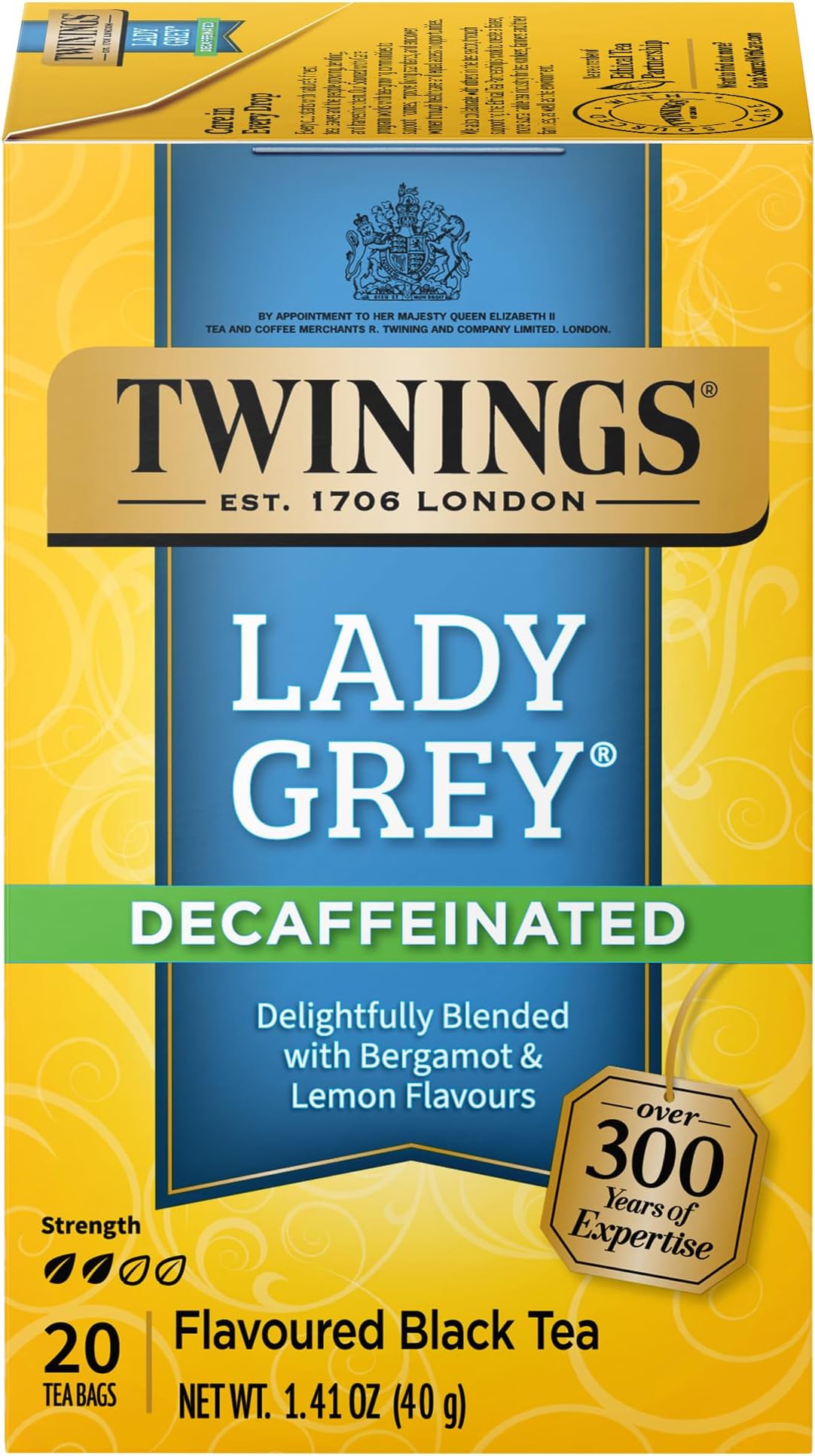 Amazon.com: Twinings Lady Grey Black Tea, 20 Tea Bags