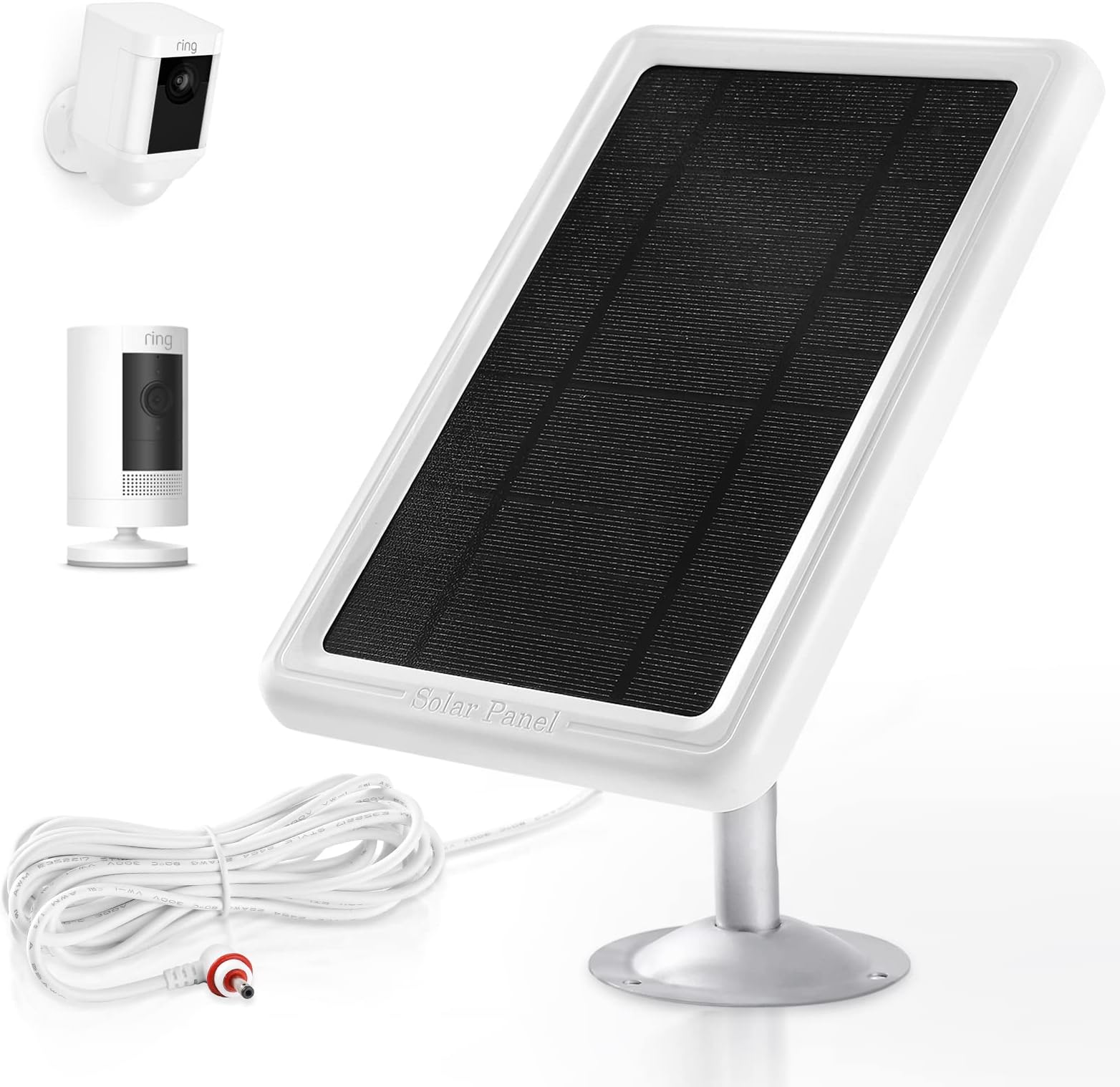 Amazon.com: Ring Camera Solar Panel, Power for Ring Stick Up Cam ...