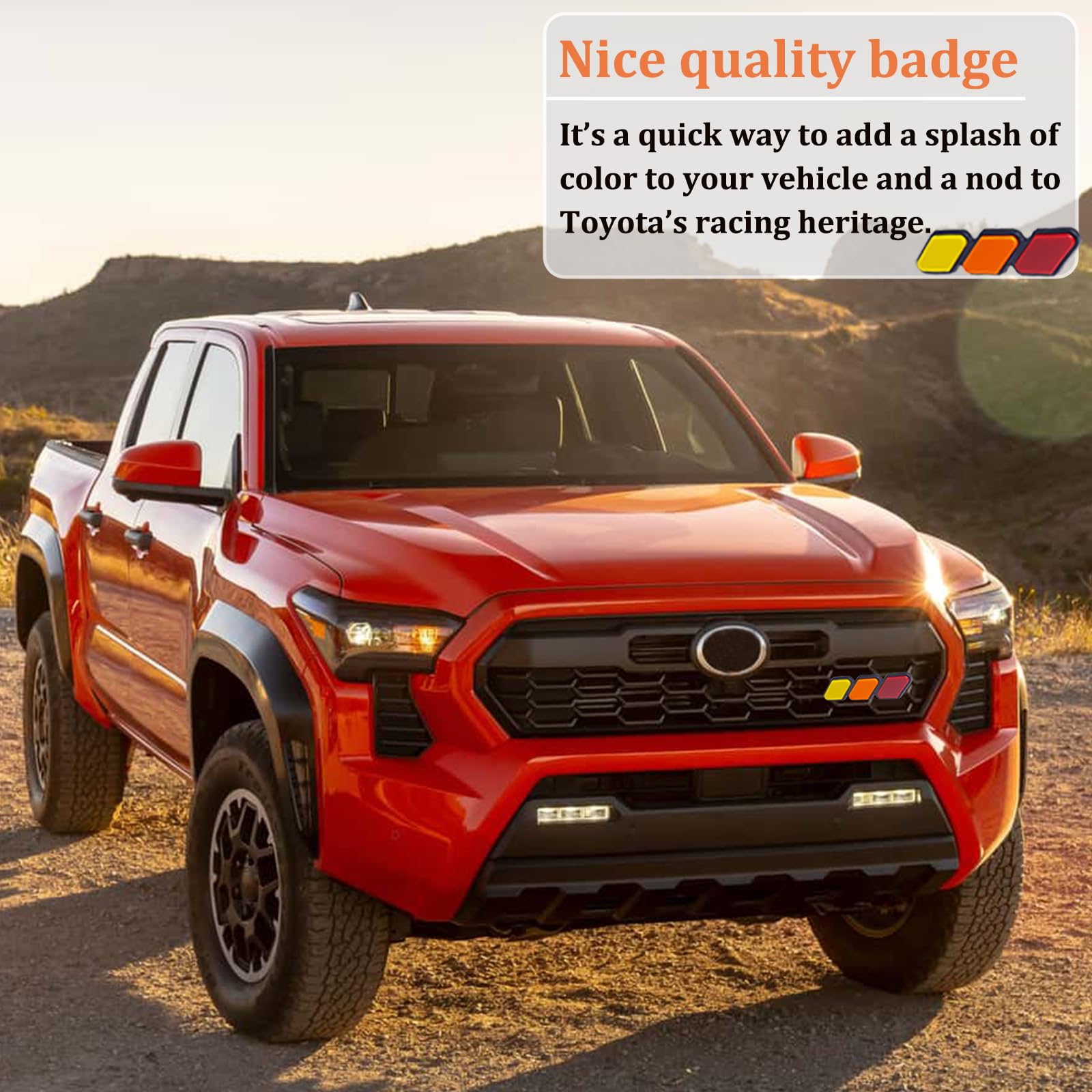 Logo Yamaha 3d Trd Emblem TRD Tri-Color Grille Emblem Badge For Toyota ...