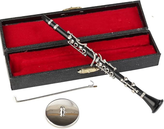 Amazon.com: Dselvgvu Miniature Clarinet with Stand and Case Mini ...