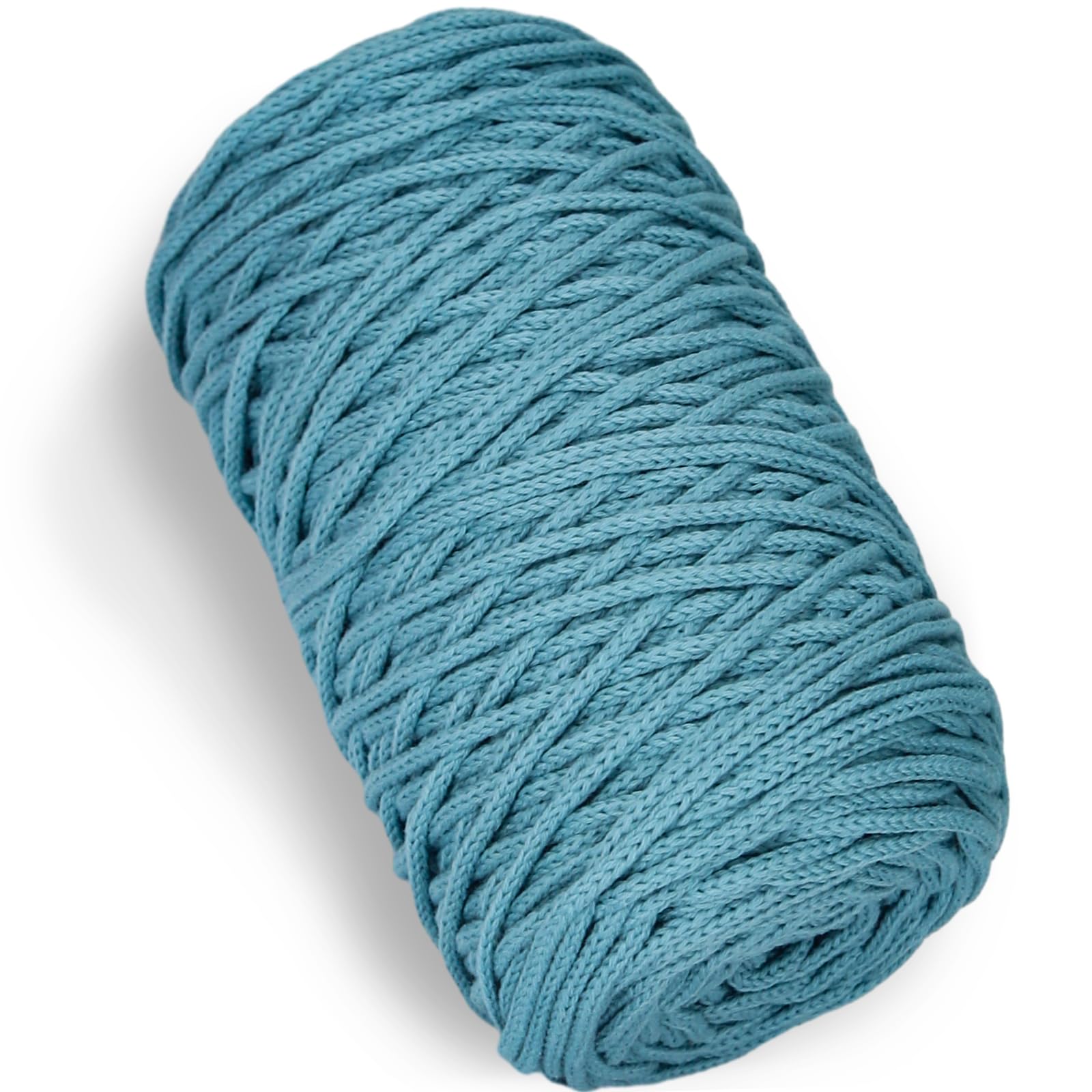 Amazon.com: 1 PCS 200g Aqua Blue 100% Cotton Yarn Hollow Knitted ...