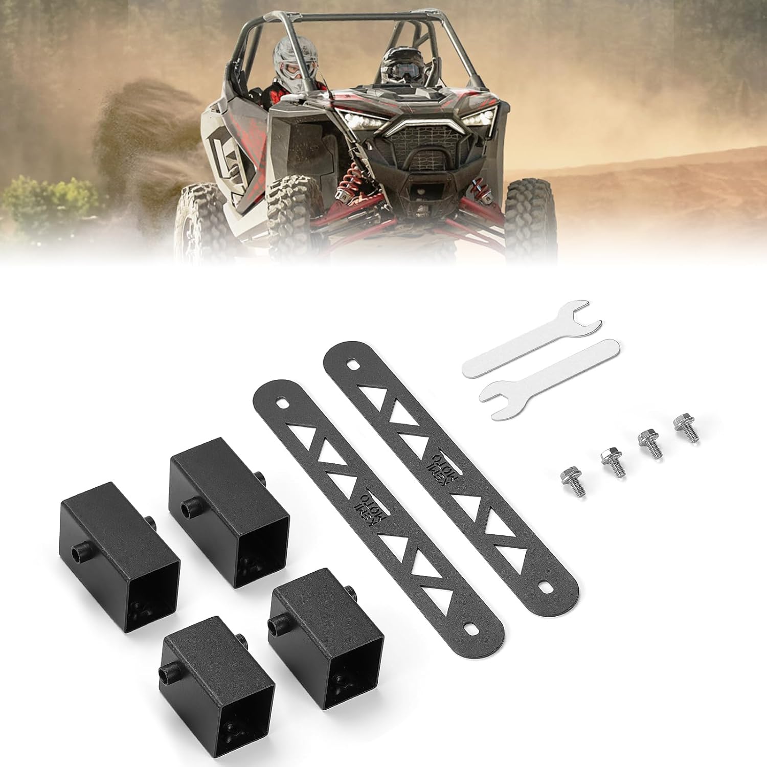 Amazon.com: KEMIMOTO Passenger Seat Risers by 2" Get Better View Leg ...