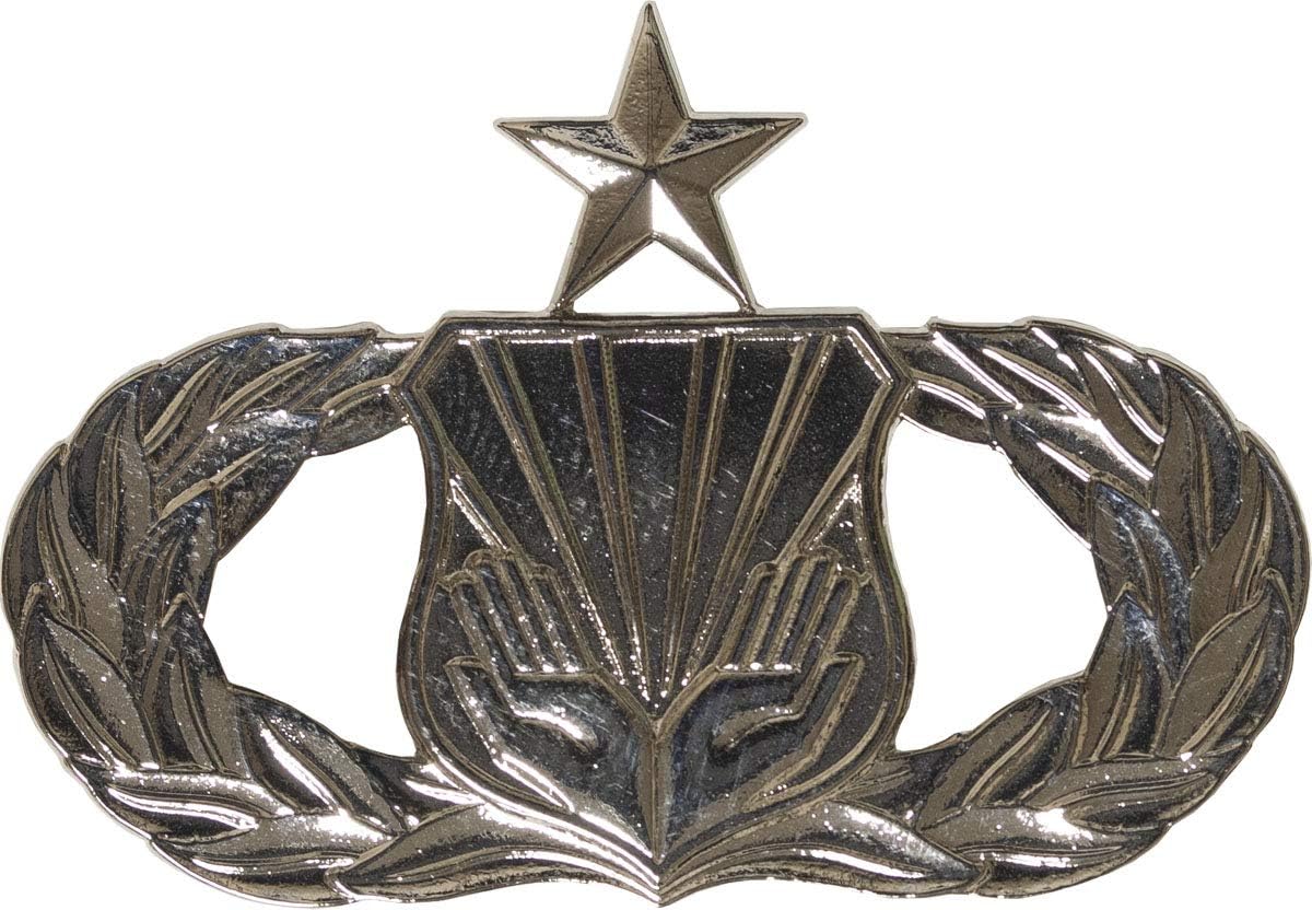 Amazon.com: Air Force Chaplain Assistant No Shine Full Size Badge ...