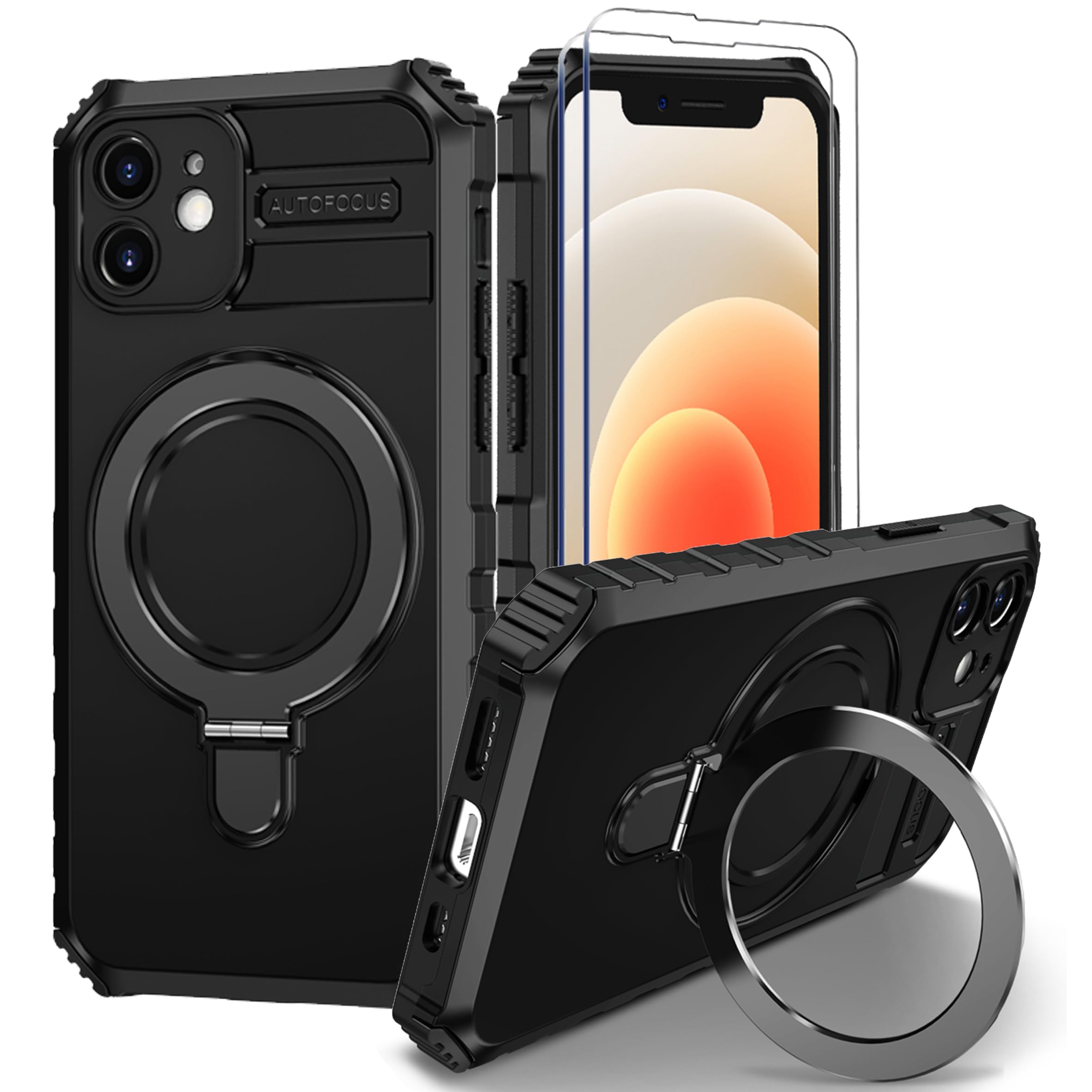 Amazon.com: Fudley iPhone 12 Magnetic Case [Compatible with MagSafe ...