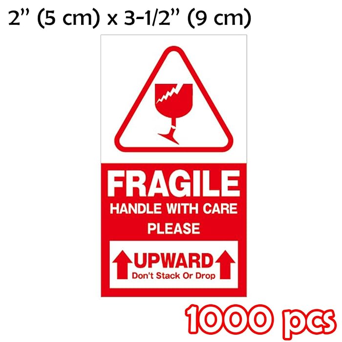 Buy Large Fragile Handle with Care Keep Dry Upward Do Not Trample ...