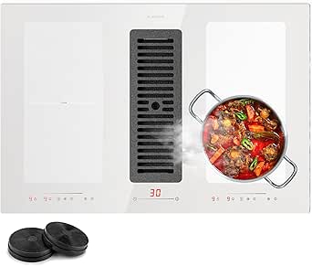 Klarstein 2-in-1 Electric Induction Hob & Kitchen Extractor Fan for ...