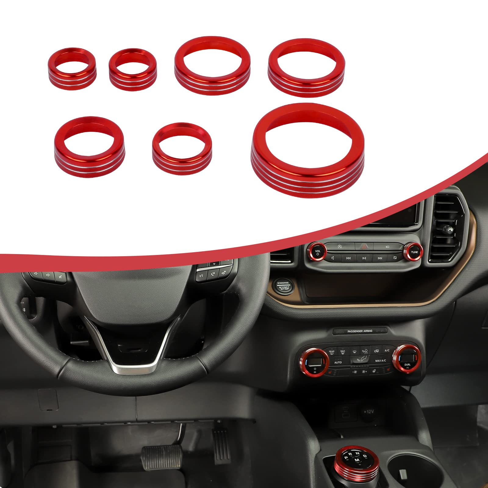 Air Conditioner Headlight Radio Switch Knob Ring Center Console 4dw ...