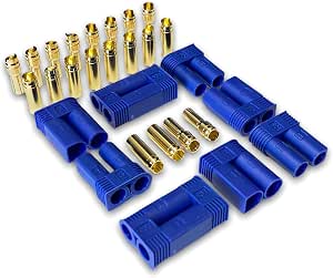 VUNIVERSUM Premium EC5 5.0 mm Gold Contact Male + Female High Current ...