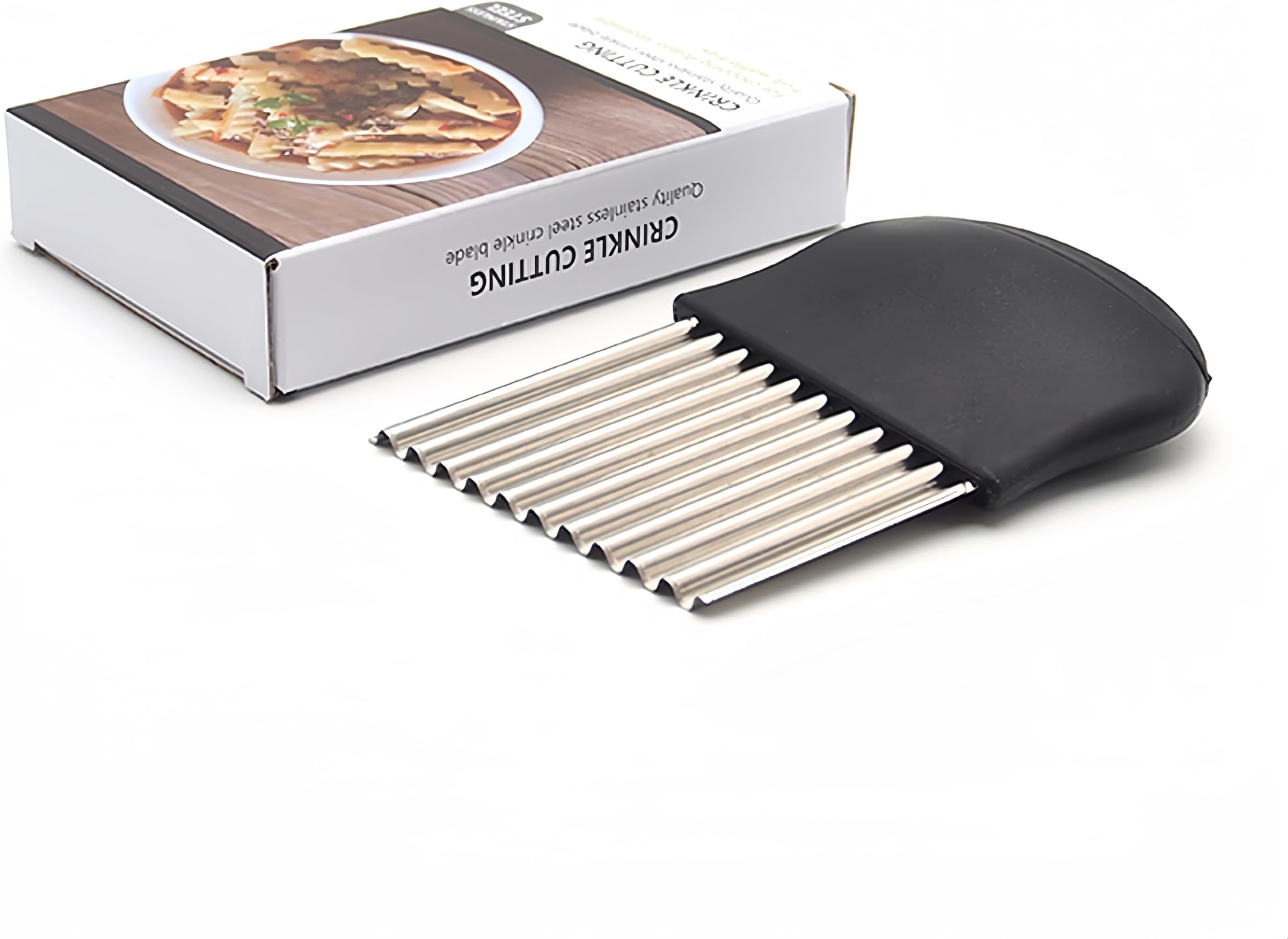 Amazon.com: Stainless Steel Wavy Potato Cutter - Professional Crinkle ...