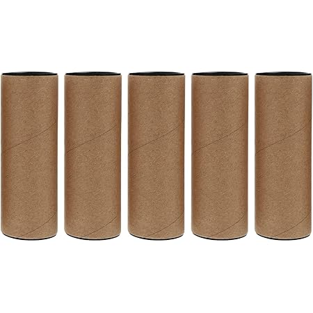 Handi Stitch Brown Kraft Cardboard Tubes (30 Pack) - L10.4 x D4cm / 4. ...