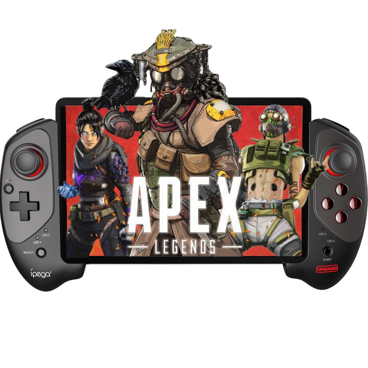 Mobile Game Controller for iOS Android, Megadream Wireless Key Mapping Gamepad Joystick Perfect ...