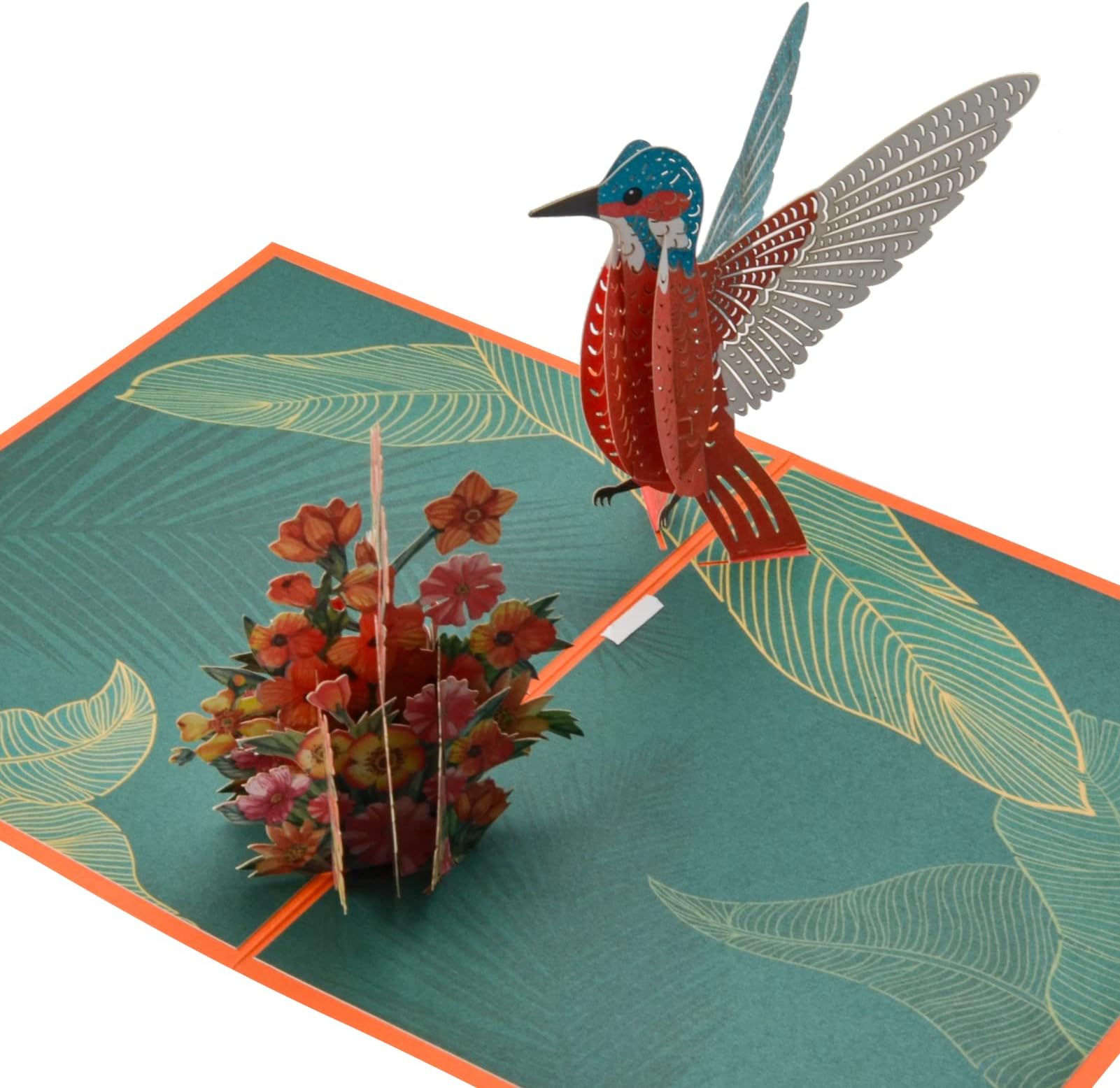 AIBAOBAO Hummingbird 3D Greeting Pop Up Valentines Day Card, Birthday ...
