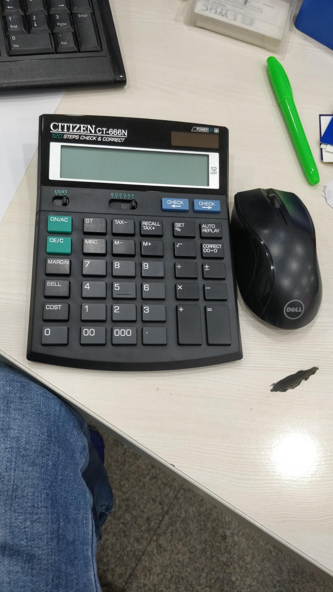 Citizen Desktop CT 666N Calculator : Amazon.in: Office Products