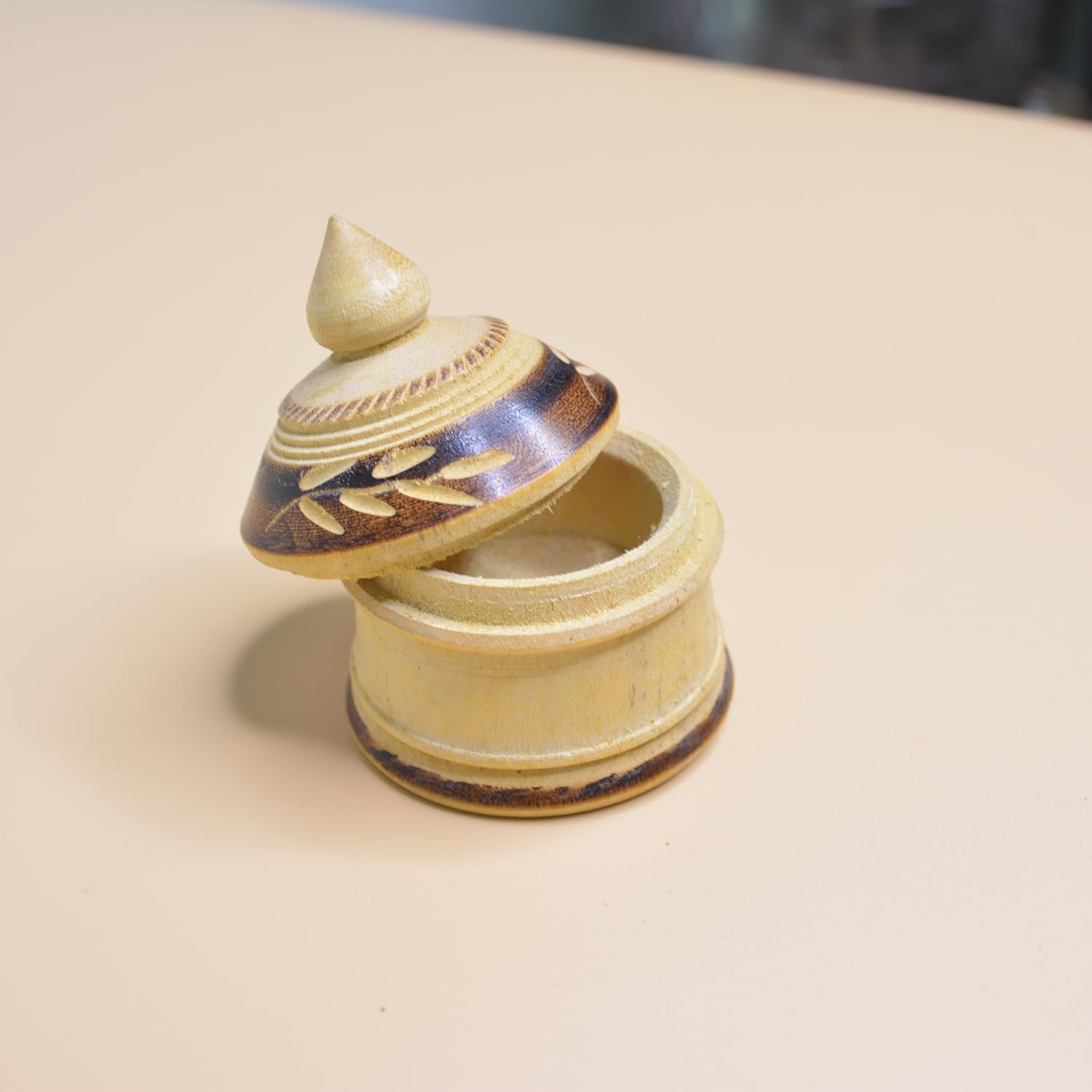 santarms wooden kumkum box shringar box | sindoor dabbi - kumkum dabbi ...