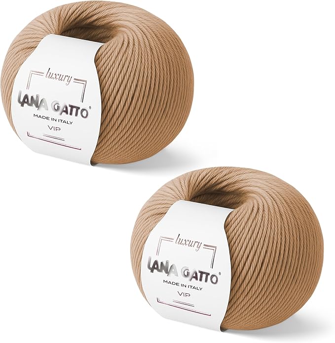 2-Pack Cashmere and Extra-fine Merino Wool Luxury Yarns for Hand ...