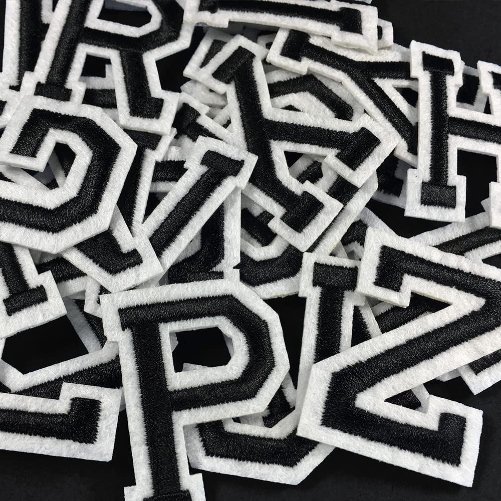 Snapklik.com : 52 PCS 2 Iron-On Letter Patches By A-Z Alphabet ...