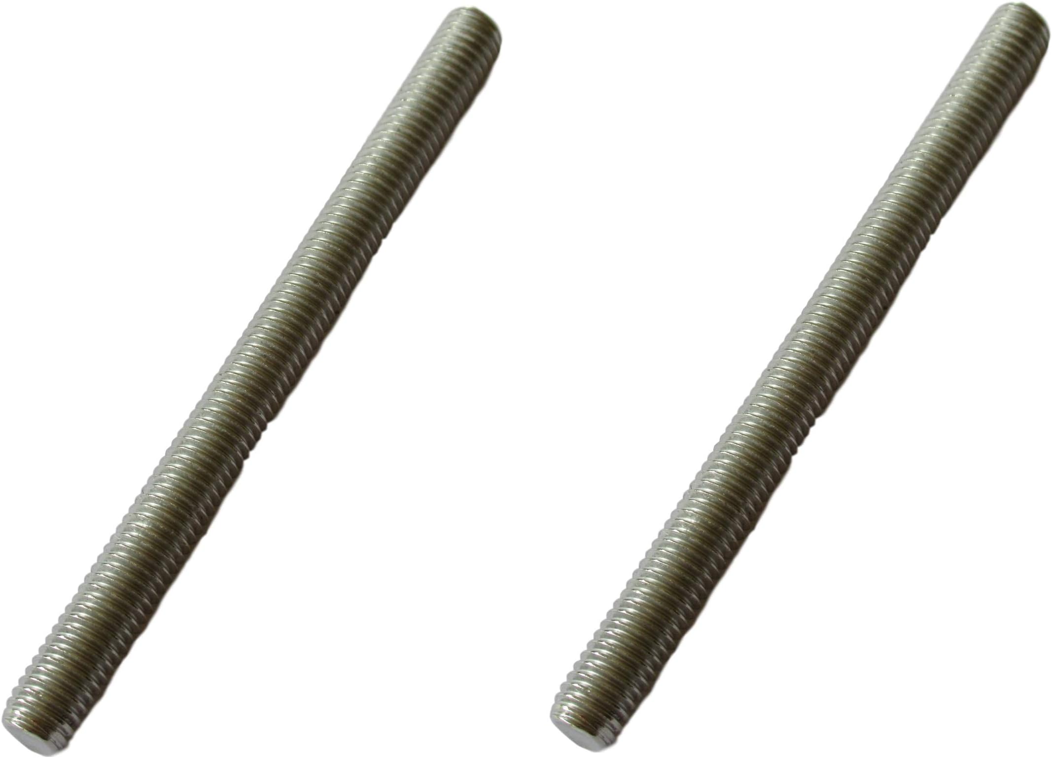 2x M8 x 100mm Gewindestab/Gewindestange V4A –– Gewindestift Aussen ...