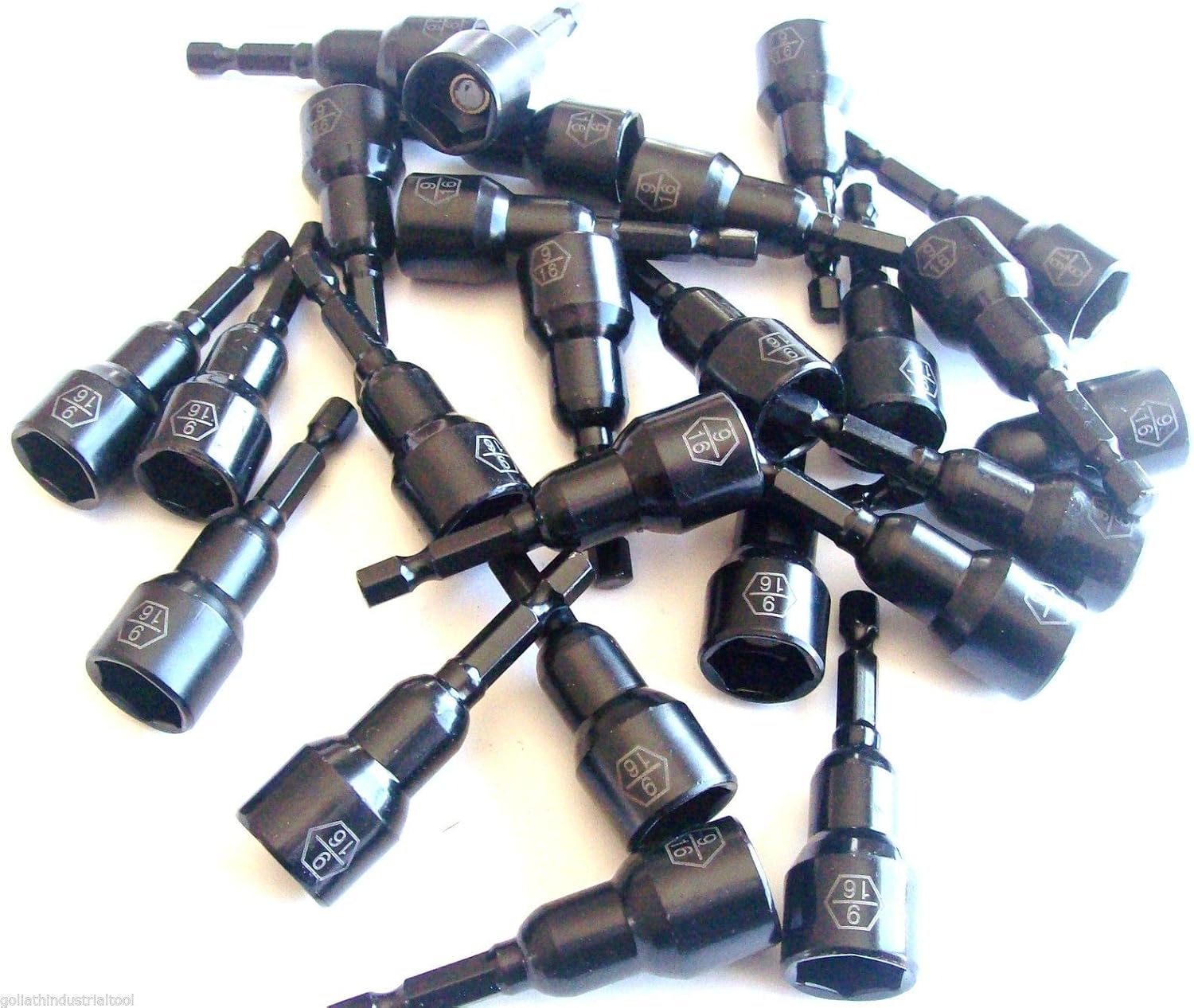 Amazon.com: LOT OF ~ 25 ~ LASER ETCHED 9/16" IMPACT MAGNETIC NUT ...