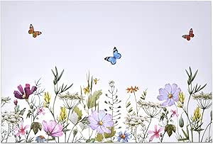 Amazon.com: Gift Boutique Disposable Spring Floral Paper Place Mats 50 ...
