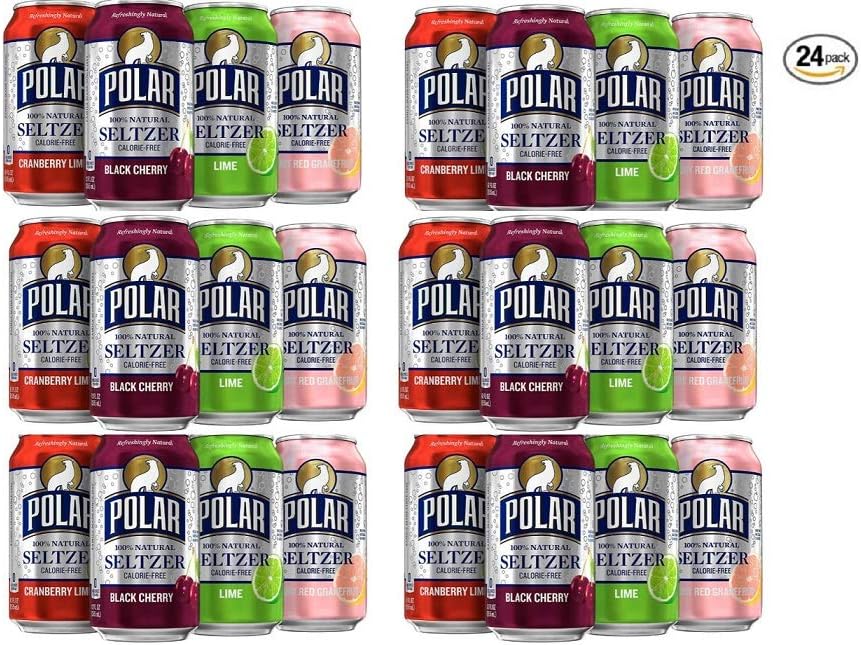 Amazon.com : Polar Beverages Seltzer Variety Pack, 12 Fluid Ounce (Pack ...