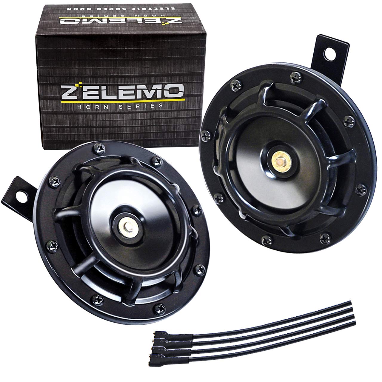 Buy Eletric Car Horn Kit 12V Super Loud High Tone and Low Tone Metal ...