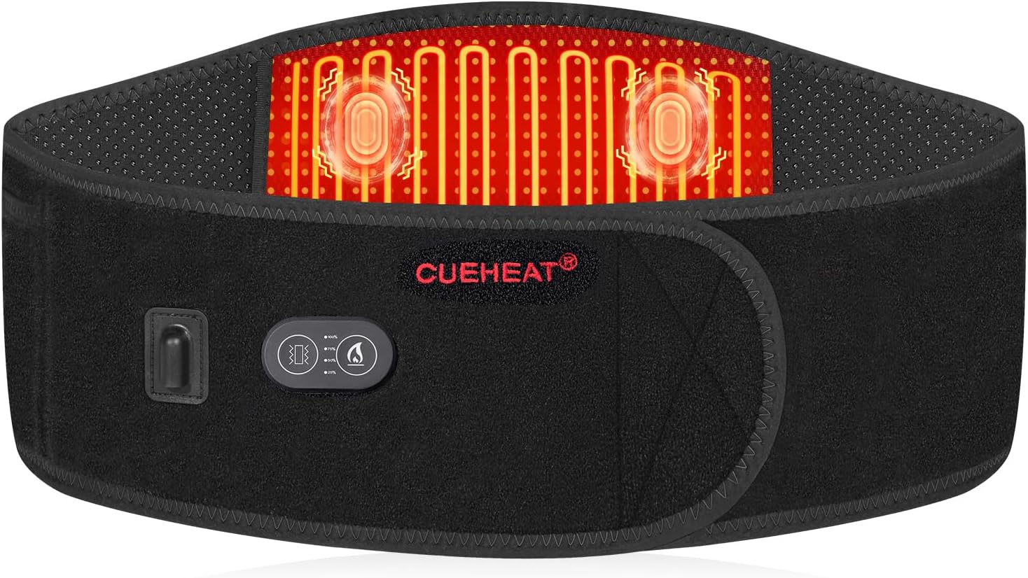 Amazon.com: CUEHEAT Heated Waist Belt, Cordless Heating Pad for Low ...