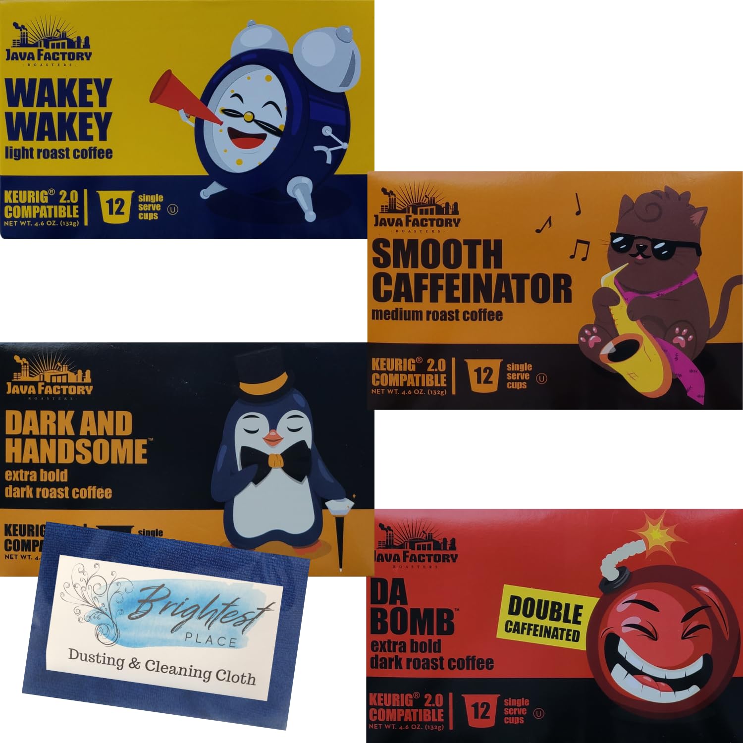 Amazon.com: Coffee K-Cup Pods Variety Bundle Light, Medium and Bold ...