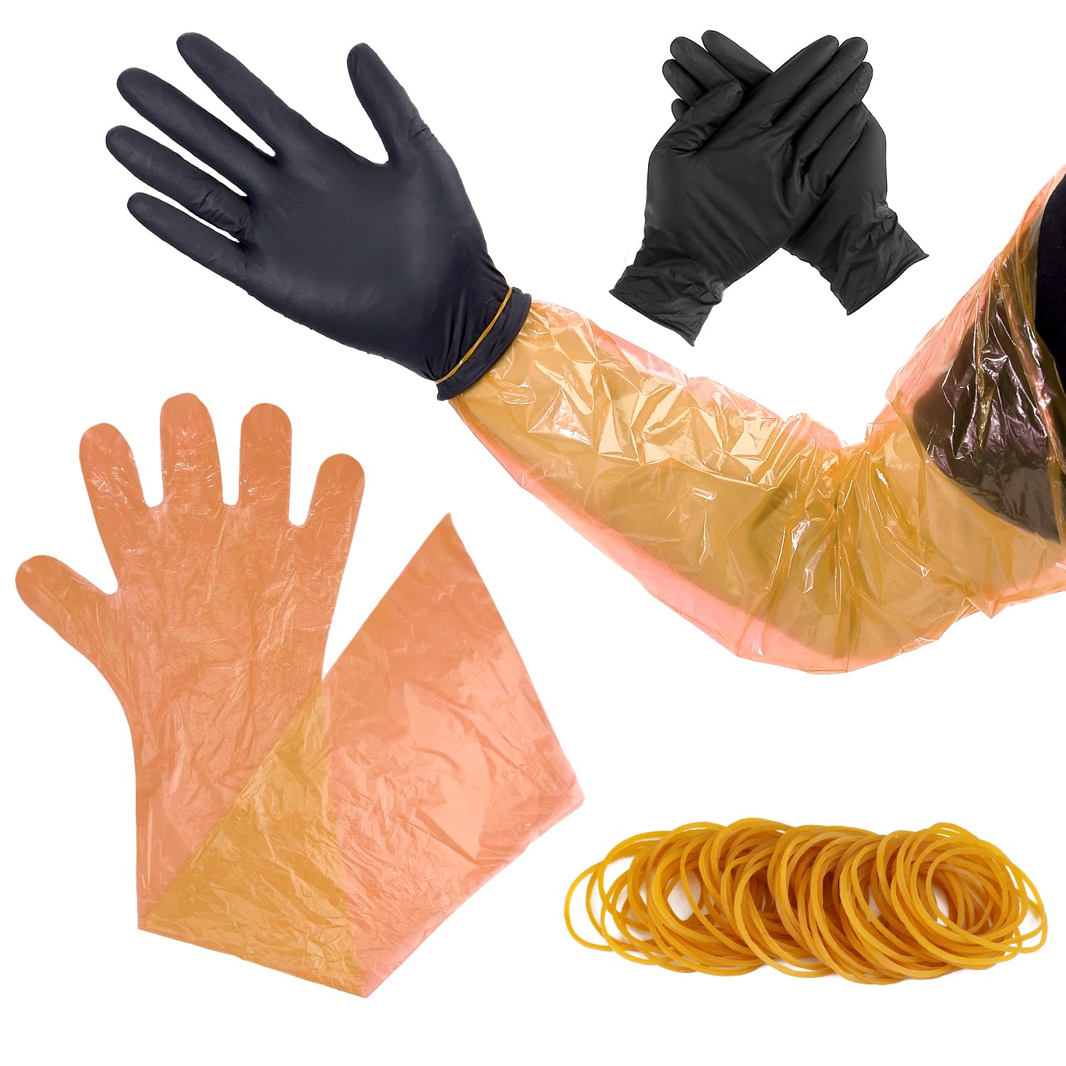 30 Pair Field Dressing Deer Gutting Kit, Including Long Hunting ...