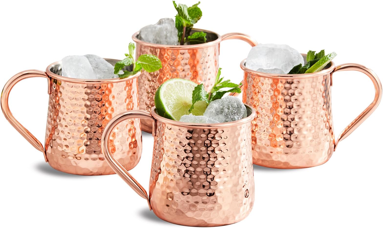 Amazon.com: 100% Copper Mug for Moscow Mule - 12oz Hammered Pure Copper ...