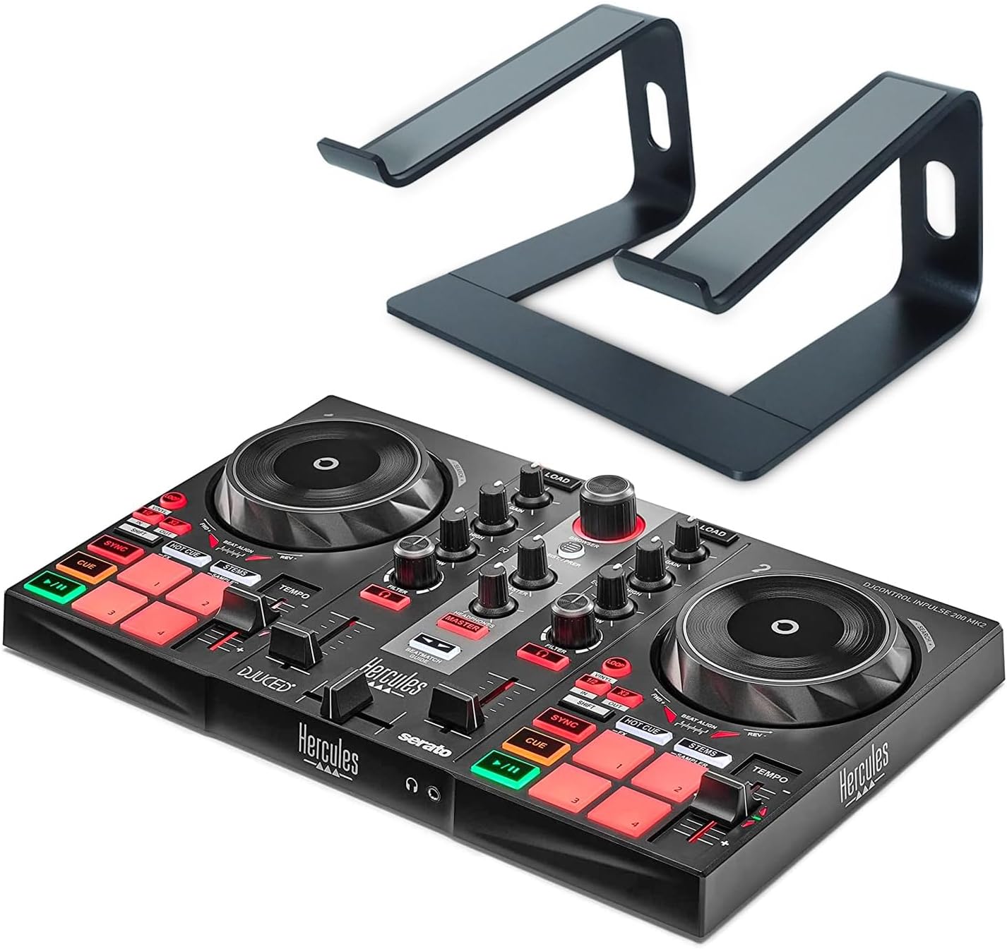 Hercules DJControl Inpulse 200 MK2 2-Deck DJ controller Mixer ...