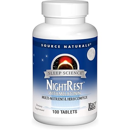 Amazon.com: Source Naturals Sleep Science NightRest Multi-Nutrient ...