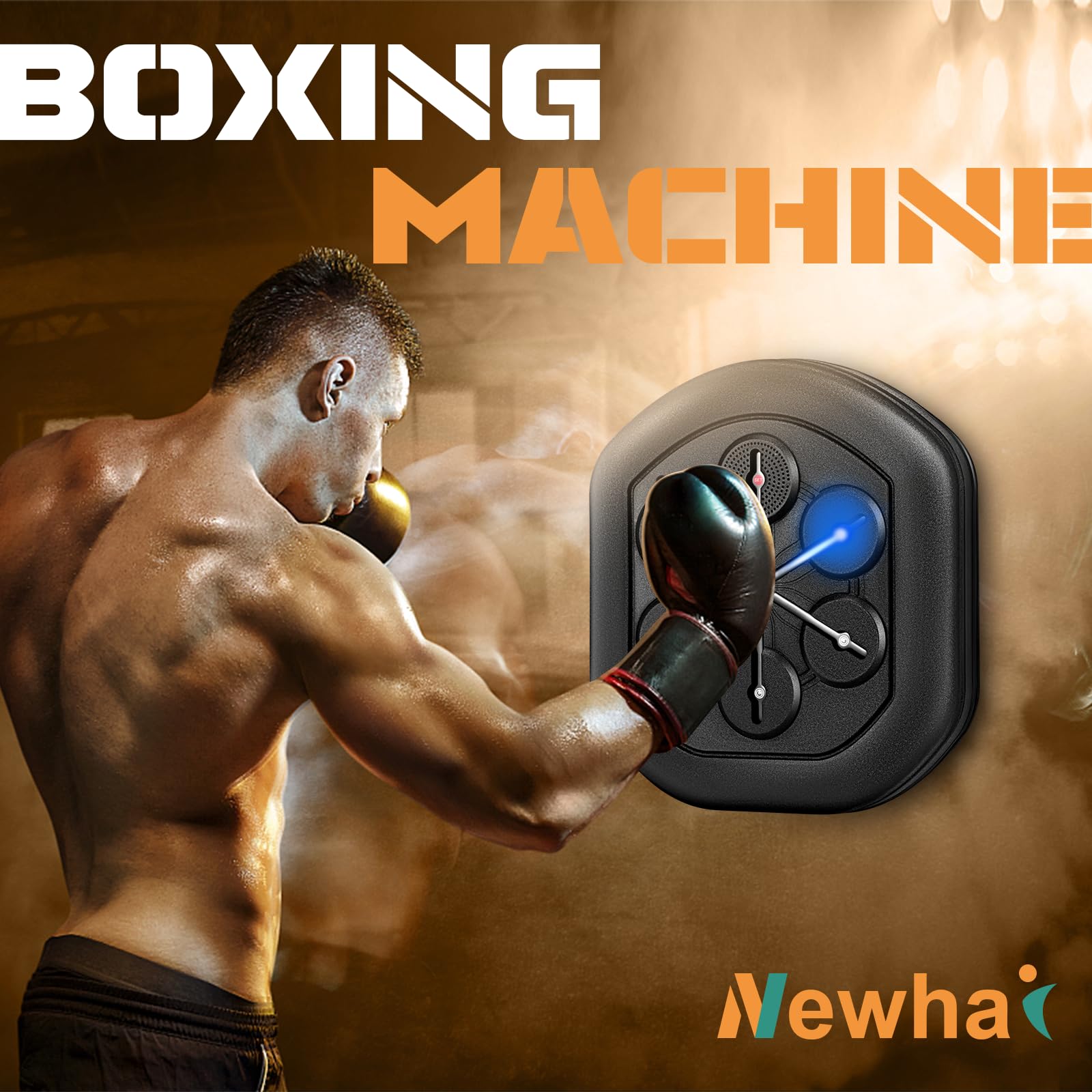 Snapklik.com : Newhai Music Boxing Machine Electronic Punching Machine ...