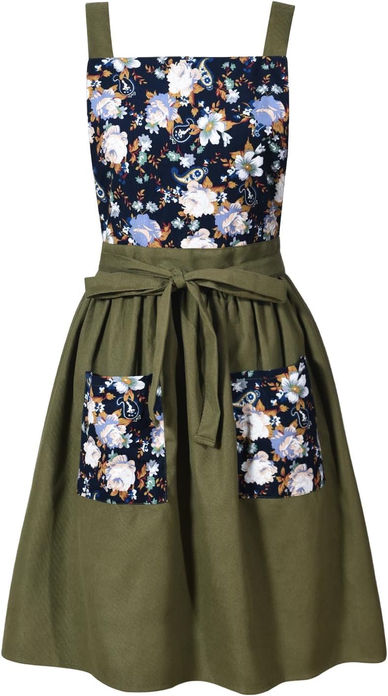 Amazon.com: Now Designs unisex adult Vintage kitchen aprons, Cherries ...