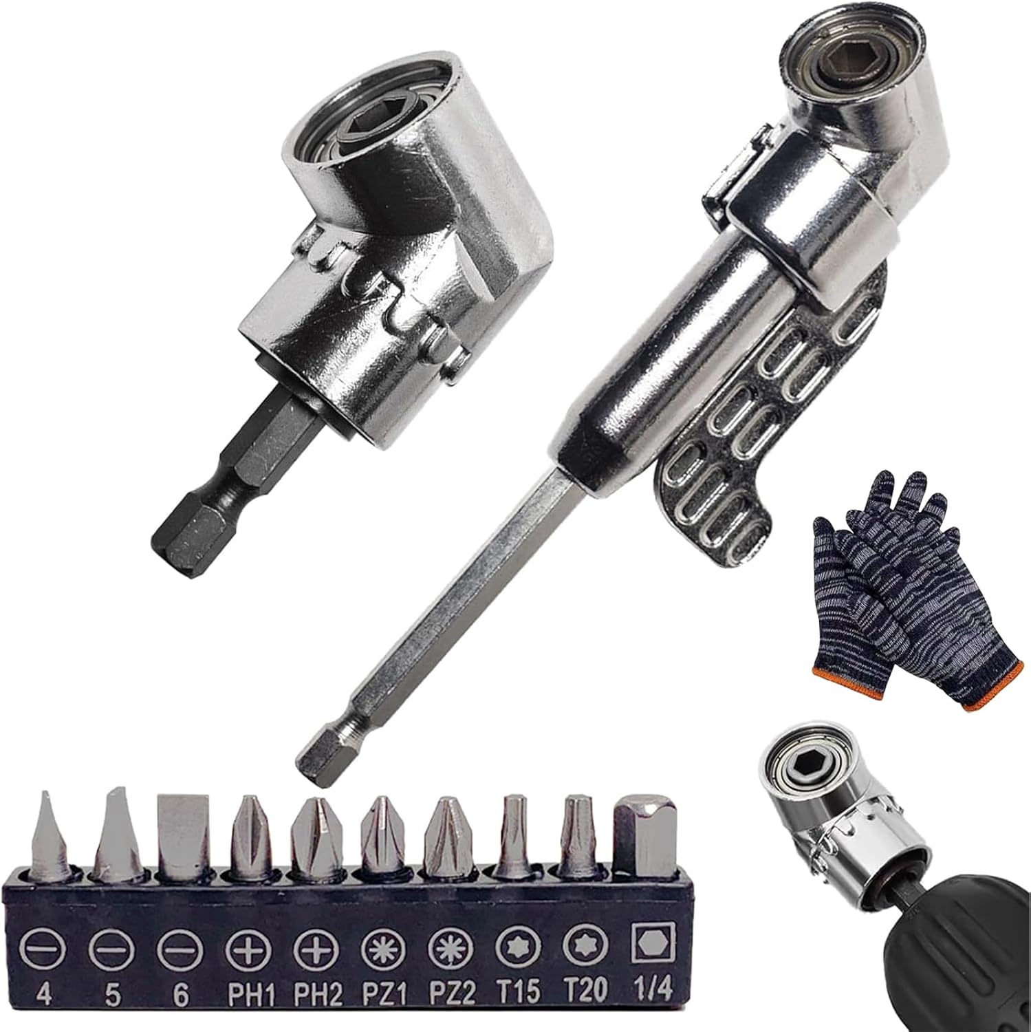 Corner Tool Screw Hub With Multi-Function Bend Screwdriver Bit, Corner ...