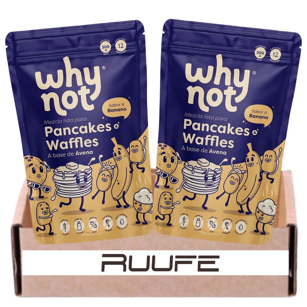Amazon.com : Almond based waffles Why Not Pancake mix (2 pack) with ...