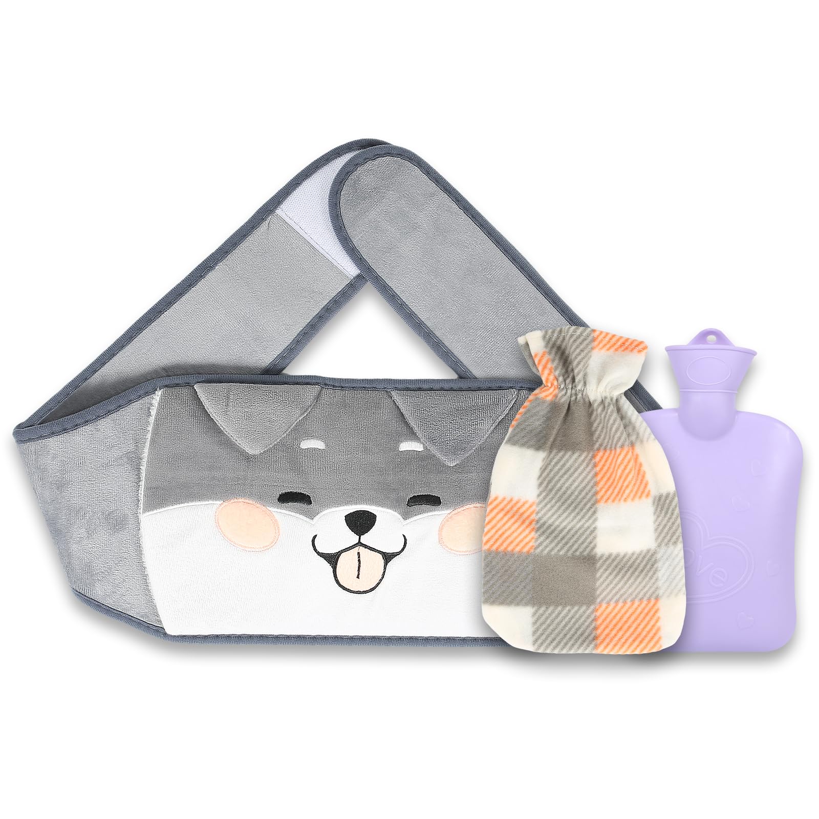 RILL Hot Water Bottle Belt, Wrap Around Wearable Hot Water Bottle with ...