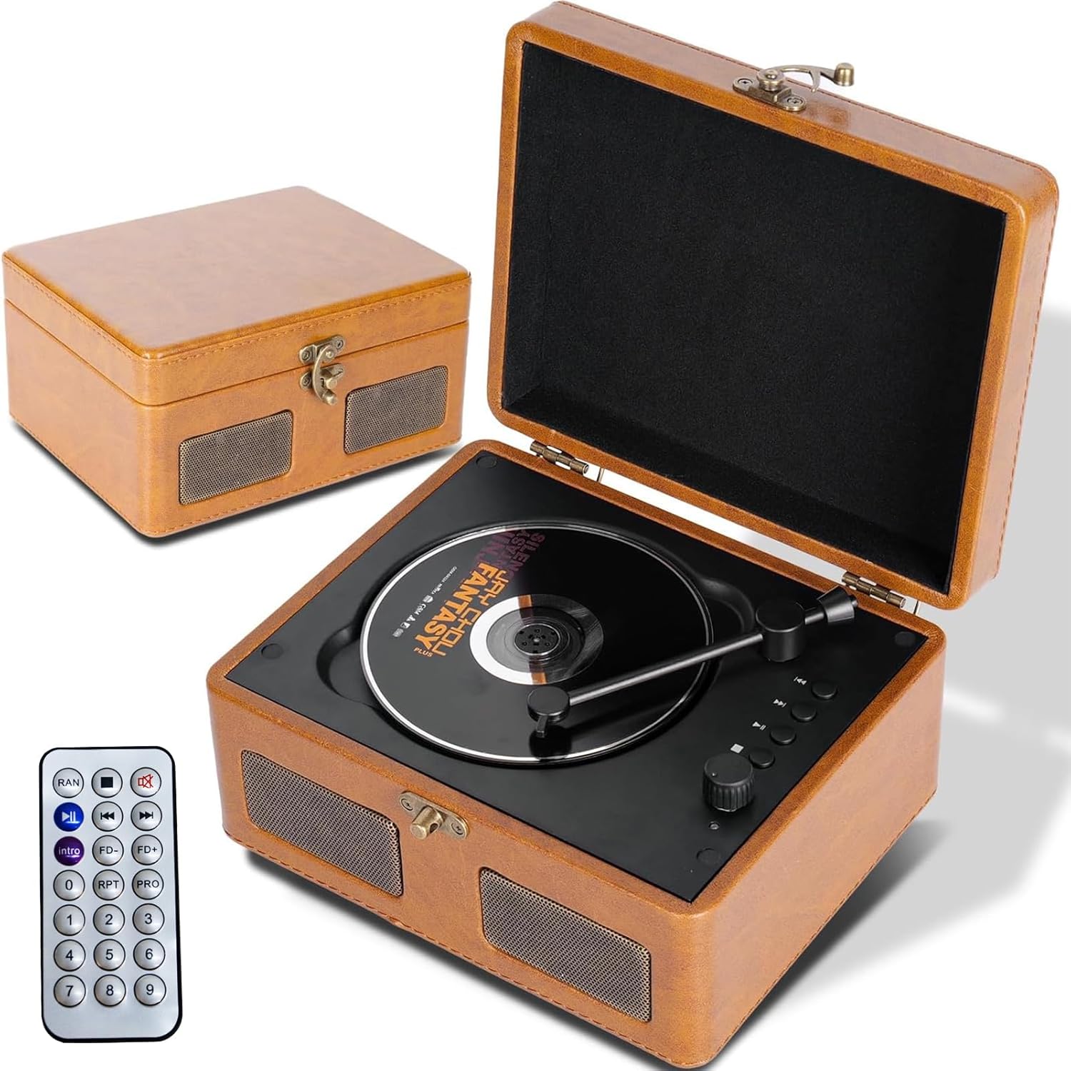 Kocusu Retro CD Player with Bluetooth,Mini CD Player,Portable CD Player ...